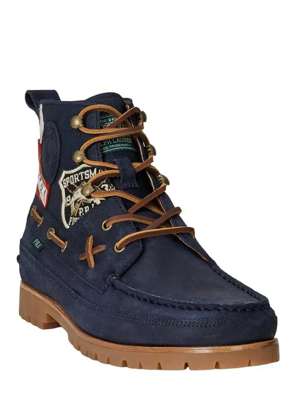 Ralph Lauren Ranger Patchwork Boots - Hunter Navy