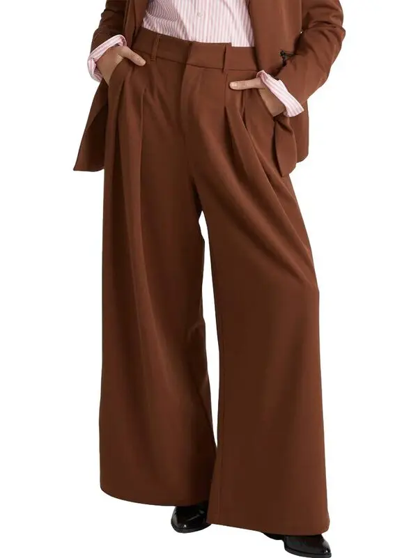 Universal Standard All Day Palais Wide Leg Trousers - Pony