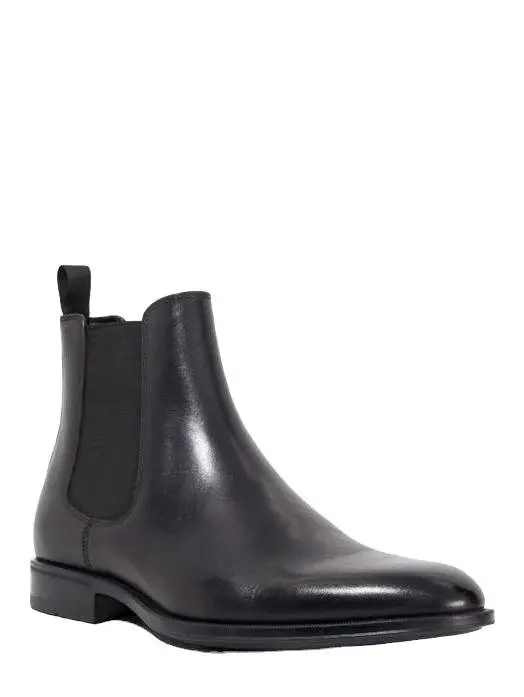 Dune London Plain Toe Chelsea Boot - Black