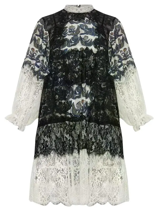 Munthe Lisso Floral-lace Dress - Neutrals
