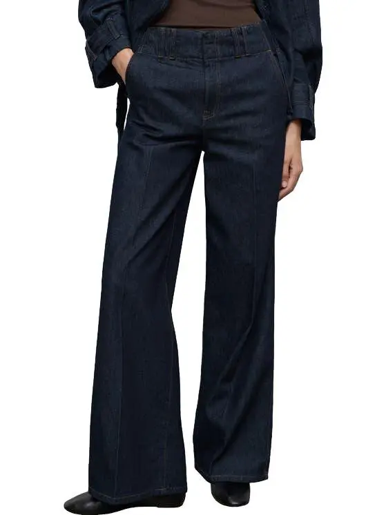 Mango Wide-leg Trouser Jeans - Open Blue