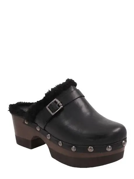 Andre Assous Orla Platform Clogs - Black/black