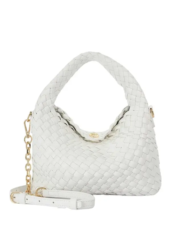 Dune London Woven Top Handle Bag - White