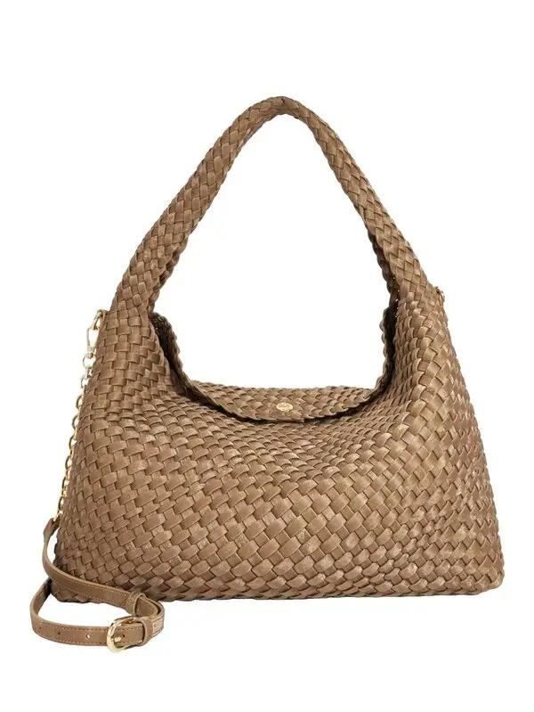 Dune London Woven Shoulder Bag - Bronze