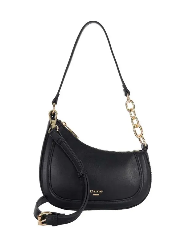 Dune London Faux Leather Shoulder Bag - Black