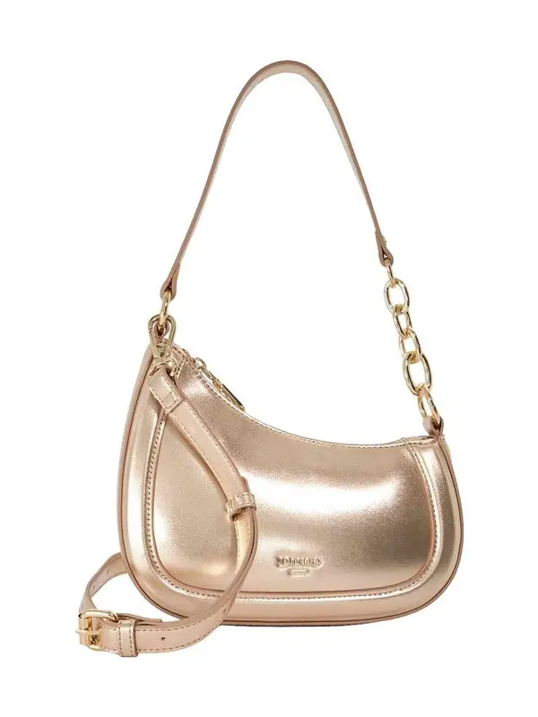 Dune London Faux Leather Shoulder Bag - Gold