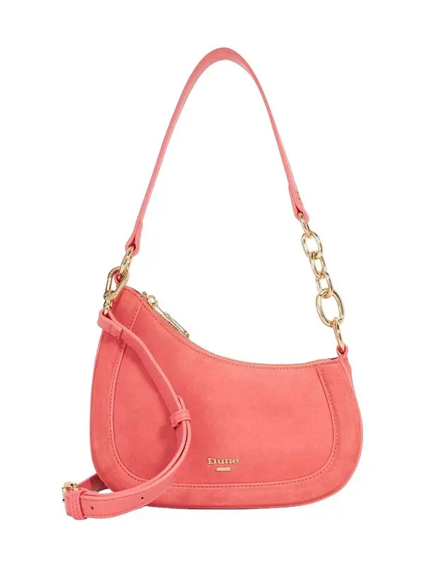 Dune London Faux Leather Shoulder Bag - Pink