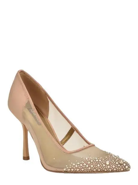 Nine West Jamiey Pointed Toe Pump - Ivory