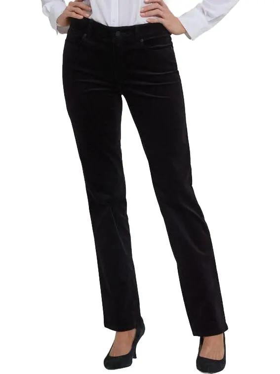NYDJ Marilyn Straight Leg Jeans - Black