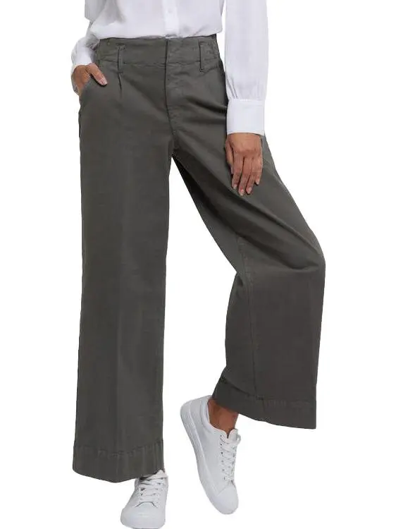 NYDJ Mona Wide Leg Trousers - Vine Leaf