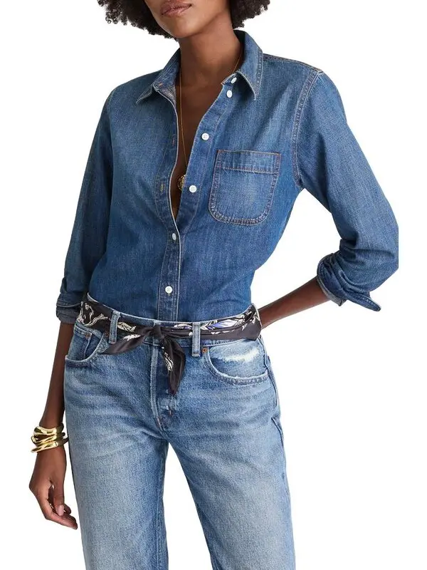 Madewell Denim Button-up Shirt - Greendale
