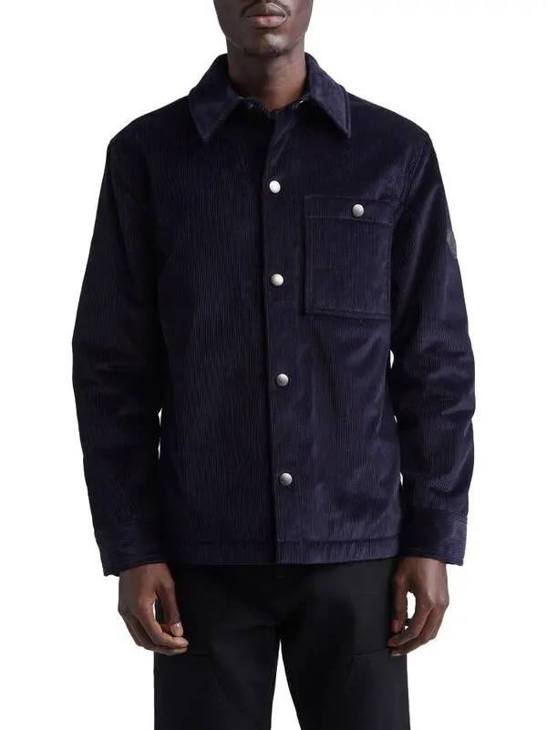 Burberry Onslow Corduroy Overshirt - Twilight Blue