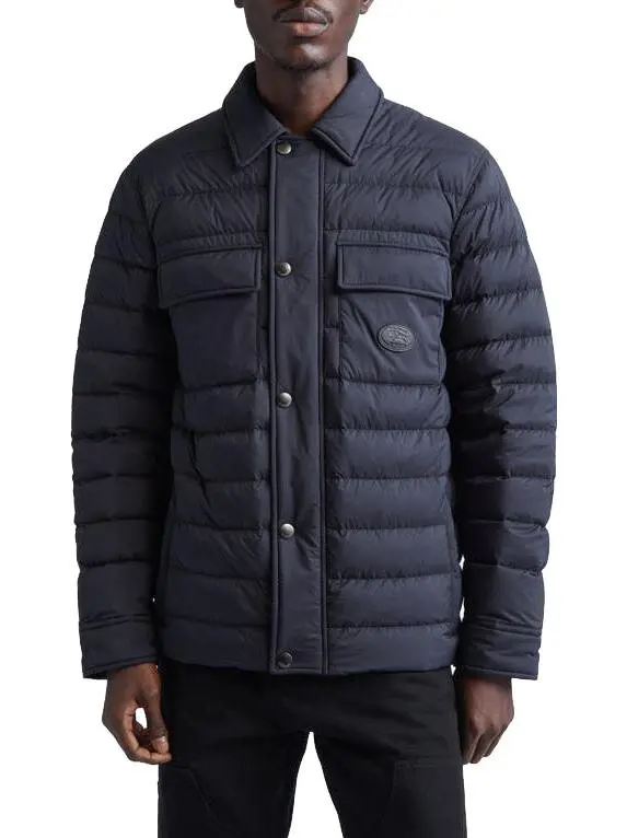 Burberry Shea Quilted Down Overshirt - Black