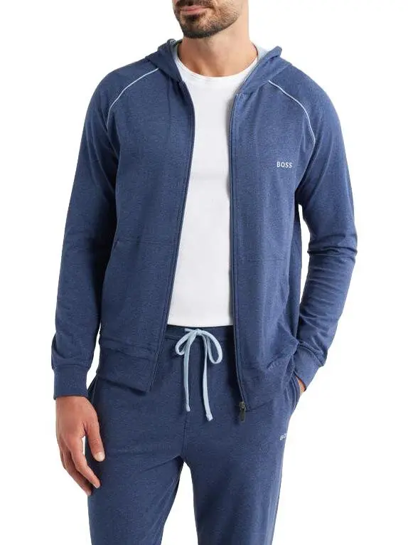 Hugo Boss Mix And Match Zip Jacket - Open Blue