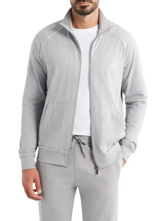 Hugo Boss Mixmatch Knit Jacket - Light/pastel Grey
