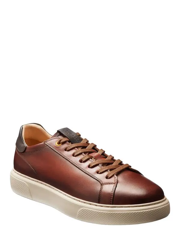 Samuel Hubbard Sunset Leather Sneakers - Antique Brown Leather