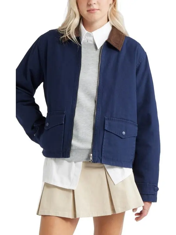 Bp. Cotton Canvas Barn Jacket - Navy Iris