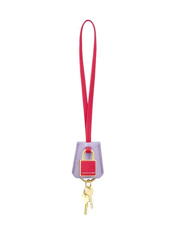 MAISON DE SABRE Padlock Charm - Fuchsia Lavender
