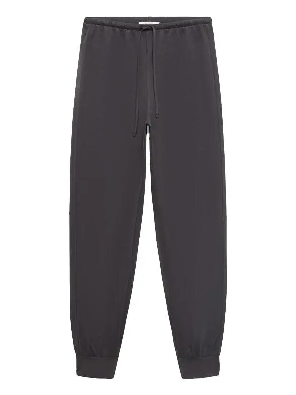 Mango Soft Finish Joggers - Charcoal
