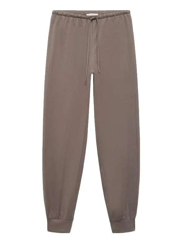 Mango Soft Finish Joggers - Coffee