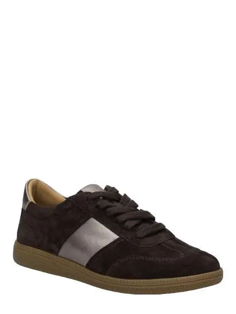 Josef Seibel Leather Sneaker - Chocolate