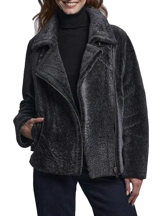 BLUE DUCK Shearling Biker Jacket - Charco