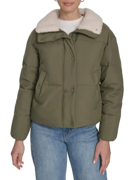 LEVI'S Western Puffer Jacket - Olive