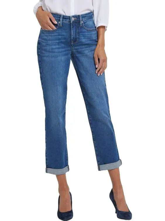 NYDJ Margot Girlfriend Jeans - Opera Blue