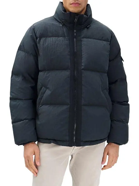 Rag & Bone Daniel Quilted Down Puffer Jacket - Black
