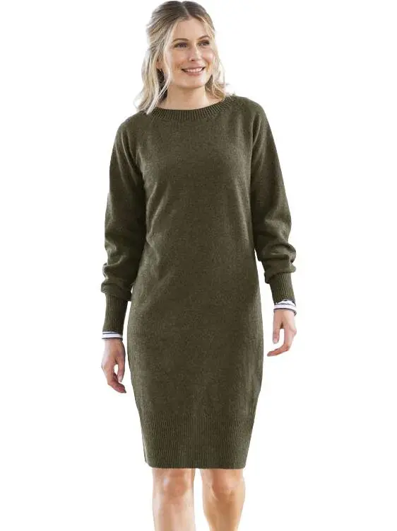 CELTIC & CO. Supersoft Slouch Dress - Olive