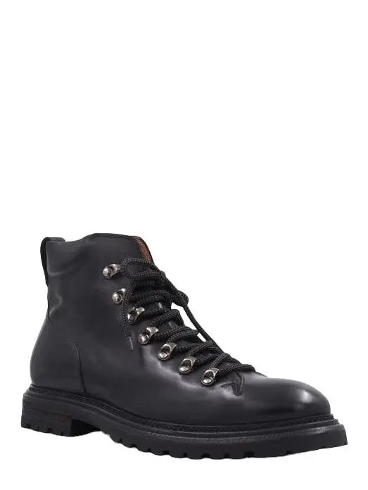 Aquatalia Denali Water-resistant Lace-up Boots - Black Tumbled