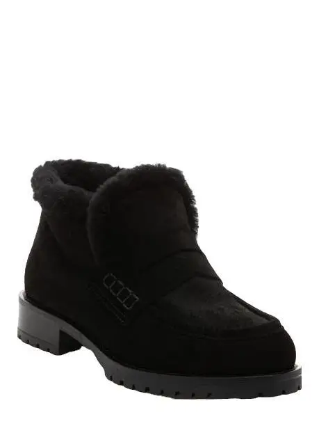 275 CENTRAL Zelia Genuine Shearling Weatherproof Boot - Black