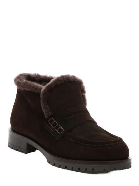 275 CENTRAL Zelia Genuine Shearling Weatherproof Boot - Brown