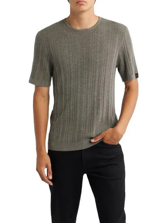 Rag & Bone Crawford Wool & Cashmere Sweater T-shirt - Brown