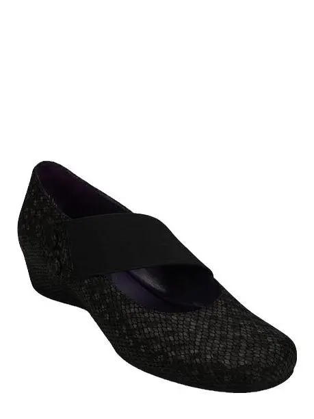 Vaneli Mary Jane Wedge Pumps - Black