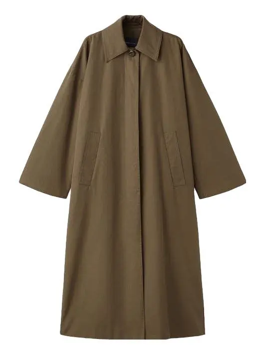 mango - Selection Belted Cotton-Blend Trench Coat