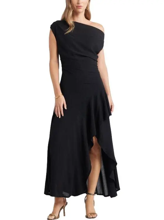 Chelsea28 Off-the-shoulder Evening Dress - Black