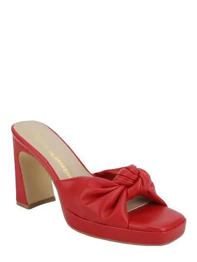 LAUREN LORRAINE High-heel Mule - Red