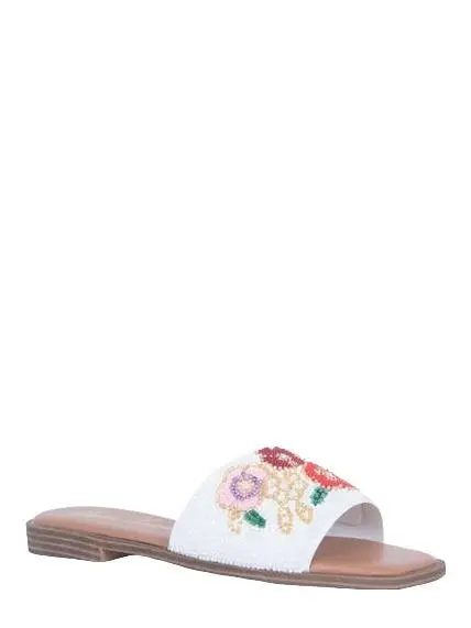 LAUREN LORRAINE Sally Sandals - White