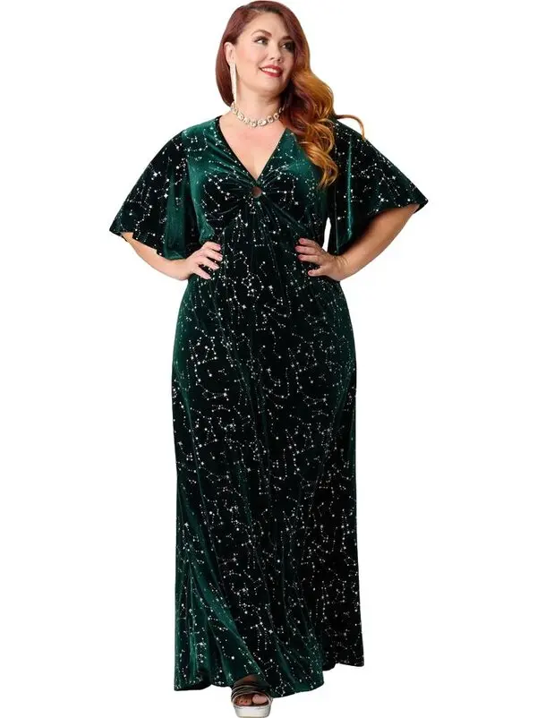 SMAK PARLOUR Knit Maxi Dress - Green