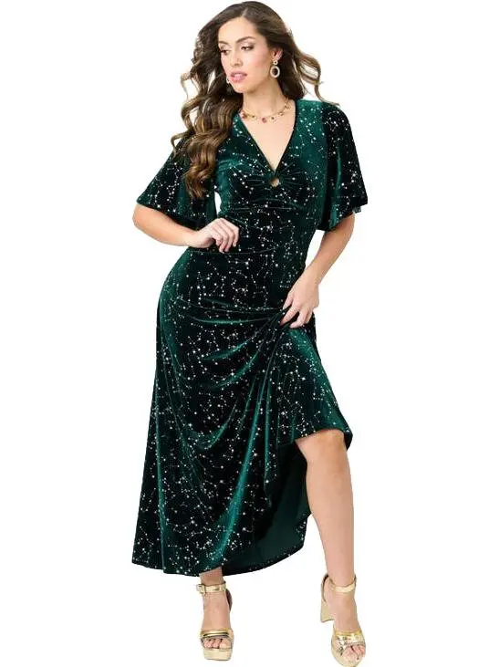 SMAK PARLOUR Knit Maxi Dress - Green