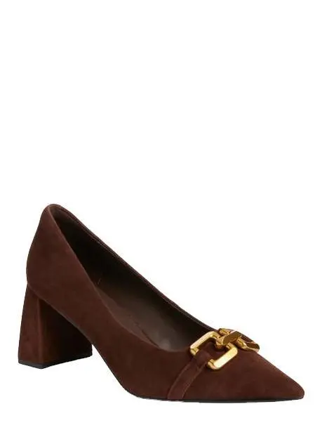 Jeffrey Campbell Lasting 2 Pump - Brown Suede Bronze
