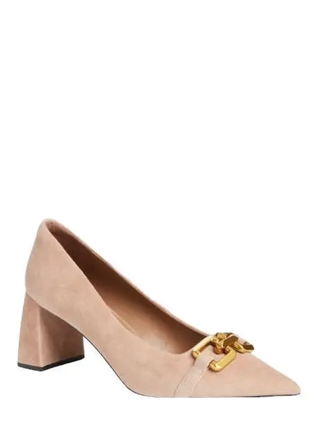 Jeffrey Campbell Lasting 2 Pump - Natural Suede Bronze