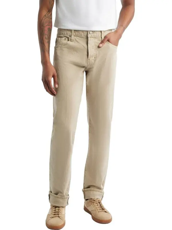 Ag Tellis Slim Fit Selvedge Jeans - Sulfur Dry Dust