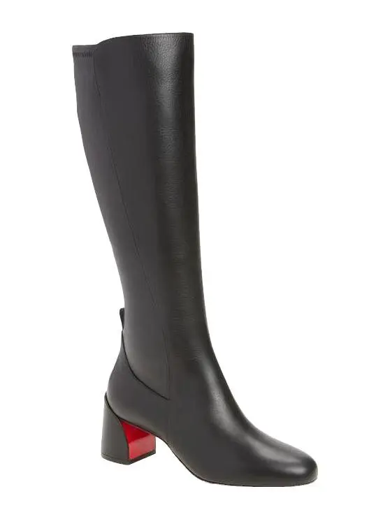 CHRISTIAN LOUBOUTIN Jane Knee High Boots - Black