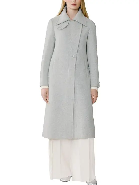 Soia & Kyo Irena Wool-blend Coat - Stone Blue