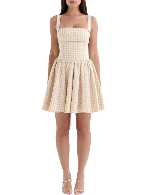 House Of Cb Isadora Mini Dress - Gingerbread