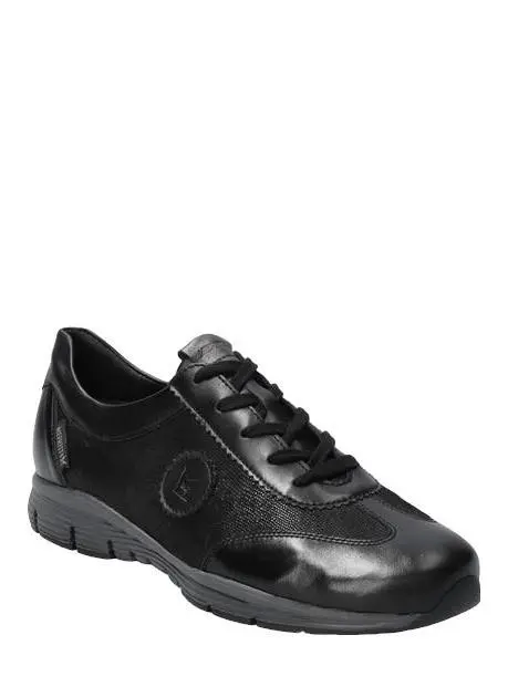 Mephisto Yael Soft-air Sneaker - Black Silk Smooth Leather