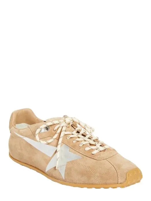GOLDEN GOOSE Marathon Speed Sneakers - Tobacco/silver