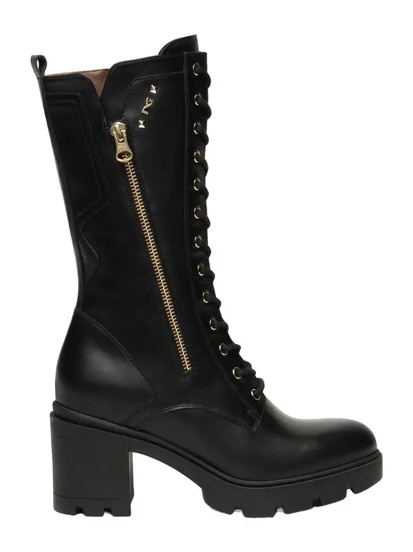 NEROGIARDINI Platform Zip Boots - Black